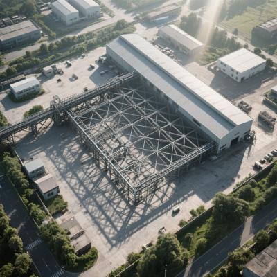 China Prefab Warehouse Building Steel Structure Painted Surface Treatment for sale