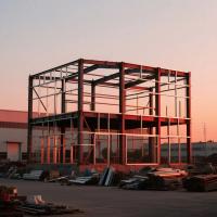 China Modular Prefabricated Steel Structure Warehouse Structural Metal Frame for sale