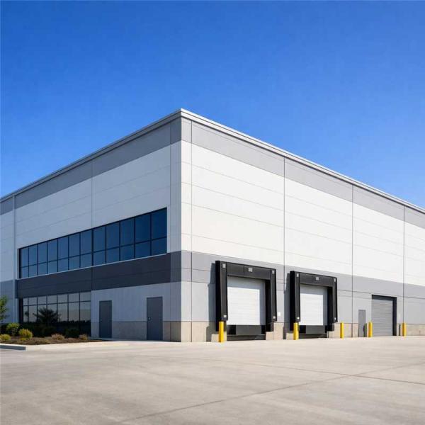 Quality Galvanized Q345 Prefabricated Steel Warehouse with 50-Year Lifespan and Customizable Dimensions for sale