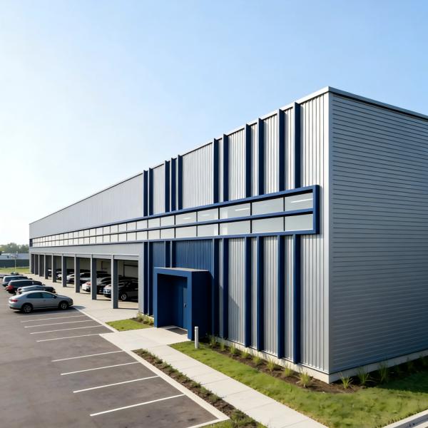 Quality Fast Installation Prefabricated Steel Building with Galvanized Coating and Customizable Design for sale