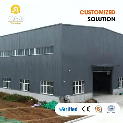 China Pre Engineered Metal Building With Welded H Section Steel ISO9001 Certified And Thermal Insulation for sale