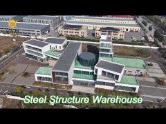 unmanned operation steel structure warehouse with good toughness and long fatigue life