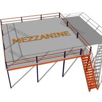 China Custom Mezzanine Racking System Platform Mezzanine Floor Shelving Stackable for sale