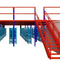 China Multi Level Industrial Pallet Racks Warehouse Mezzanine Flooring Racking for sale