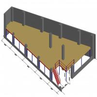 China Multi Level Warehouse Racking System Mezzanine Shelf  50 Square Meter for sale