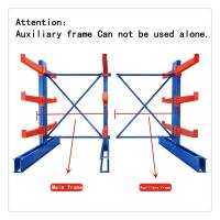 China Steel Cantilever Storage Rack Single And Double Sided Hardware Bracket for sale