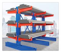 China Steel Cantilever Storage Rack Single And Double Sided Hardware Bracket for sale