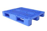 China 1000x800 nine feet flat surface warehouse logistic  solid top plastic pallet for sale