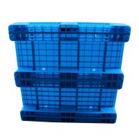 China 1200*1000 nine feet flat surface nestable solid top rack able plastic pallet for sale