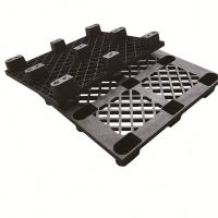 China 1200*1000 nine feet flat surface nestable solid top rack able plastic pallet for sale