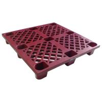 China 1200*1000 nine feet flat surface nestable solid top rack able plastic pallet for sale