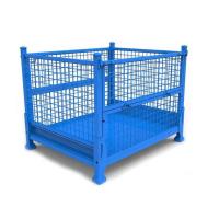 China Detachable hot dip galvanize metal storage stackable rack pallet for sale