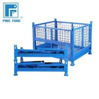 China Customized Warehouse Storage Stackable Metal Welded Pallet Palette Top for sale