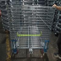 China Strong loading capacity folded and stackable racks for Fleece Fabric Stacking for sale