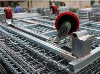 China Strong loading capacity folded and stackable racks for Fleece Fabric Stacking for sale