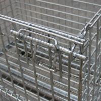 China Cargo Storage Equipment Stackable Pallet Tainer Metal Stacking Stillage Nestainer for sale