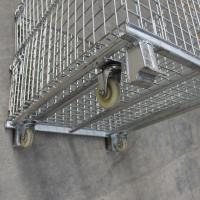 China Stackable Foldable Both Sides Pallet Rack For Roll Fabric Storage for sale