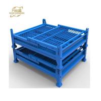 China Industrial Stackable Pallet Cages Forklift Pallet Storage Portable Stacking Racks for sale