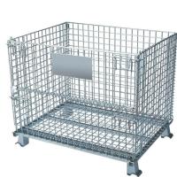 China Industrial Stackable Pallet Cages Forklift Pallet Storage Portable Stacking Racks for sale