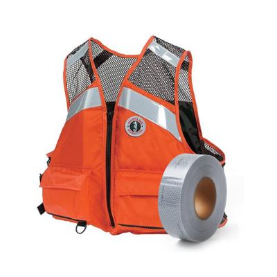 China ODM Glass Bead Solas Reflective Tape High Visibility For Life Vest for sale
