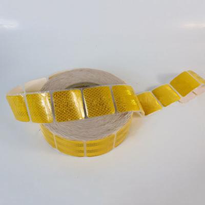 China Waterproof Reflective Safety Tape 2 Inch Wide 150Ft Length- Red, White & Yellow for Trucks for sale