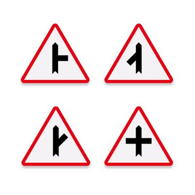China Signes de circulation réfléchissants obligatoires personnalisés Triangle octogonal for sale