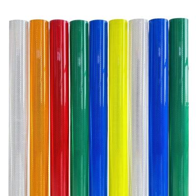 China Diamantkwaliteit reflecterend vinyl micro prismatisch superhoge intensiteit voor veiligheidsborden for sale