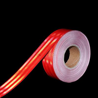 China Hoge zichtbaarheid ECE 104R Reflectieve band Reflectieve waarschuwingsband voor vrachtwagen for sale