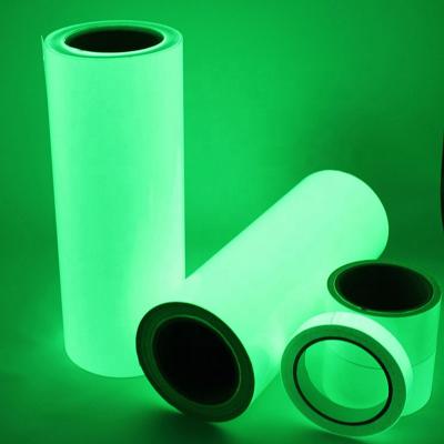 Printable Photoluminescent Film 1.24X45.7m Glow in The Dark Luminous Tape For Warning