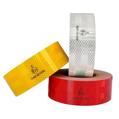 China High Intensity ECE 104R Self Adhesive Reflective Conspicuity Safety Tape for Vehicle for sale