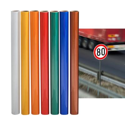China Commercial Grade Reflective Sheeting with Glass Beads Type, 3 Years Life Span, and UV Resistant for Advertising for sale