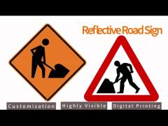 Wegteken verkeersborden op maat Straatstekens verkeersleidingstekens Op maat ontwerp verkeerswaarschuwingsborden Wegteken Werk vooruit Wegteken