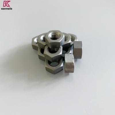China Gr2 Gr5 Titanium Hexagon Nut DIN934 M5 M6 M8 M10 For Industry for sale