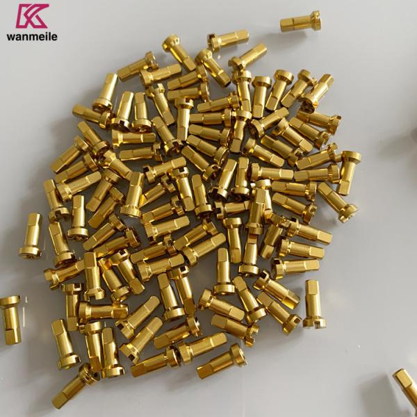 Quality Titanium Spoke Nipple 14g 12mm 14mm Factory Price For Bike Part for sale