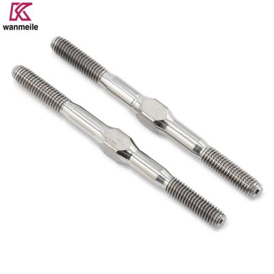 China Titanium Cnc Machining Part Gr5 Titnanium Turnbuckle Bolt For RC for sale