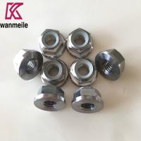 China Titanium Nylon Insert Nuts Metal Lock Hex Flange Locking Nuts M6 M8 for sale