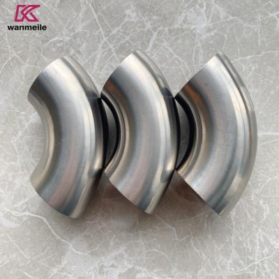 China gr2 OD38mm OD57mm cotovelo de titânio soldado para indústria química à venda