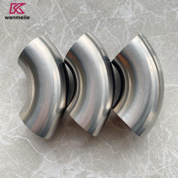 Gr2 OD38mm OD57mm Welded Titanium Elbow For Chemical Industry