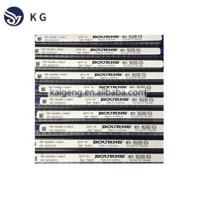 China BOURNS 3266W-1-104LF Potentiometers And Variable Resistors 100Kohm 12Turn Through Hole for sale