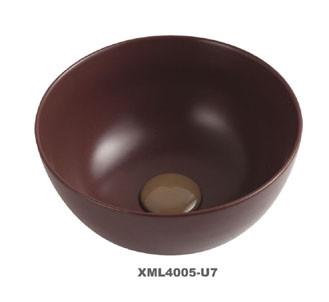 China low price for porcelain matte colored art basin grey black white red brown color washing basin factory in China for sale