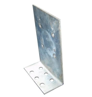 China Professional Galvanized Framing Brackets , Powder Coat Heavy Duty Steel Angle Brackets for sale