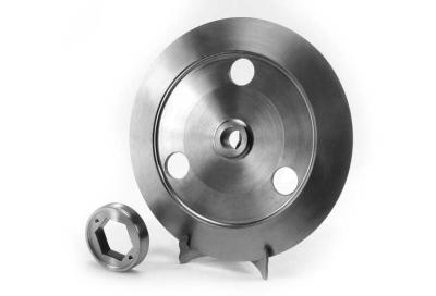 China Brass / Titanium Skip Loader Parts CNC Turning Mirror Polished Heavy Duty for sale