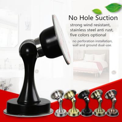 China 201 Stainless Steel Door Fittings / Magnetic Door Holder With No Hole for sale