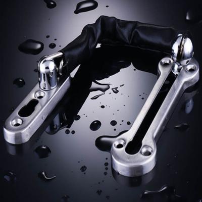 China Anti - Theft Hotel Door Fittings , Thicken Stainless Steel Door Chain Latch for sale