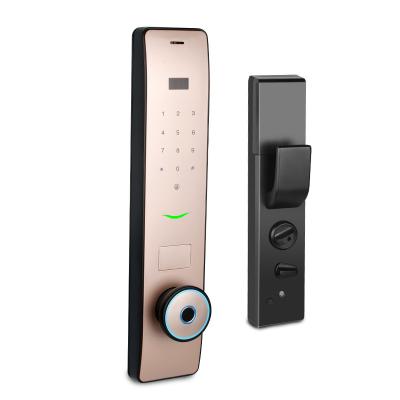 China APP Remote Control Indoor Fingerprint Door Lock , Magnetic IC Card Lock for sale