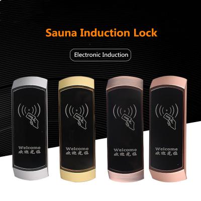 China Static Voltage 0.008W Sauna Induction Lock Gold , Silver , Red Bronze Color for sale