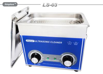 China Electronic 3 Liter Table Top Ultrasonic Cleaner For Surgical Instruments for sale