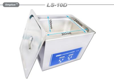 China Rifle Case Table Top Ultrasonic Cleaner 10liter 30minute Adjust LS-10D for sale