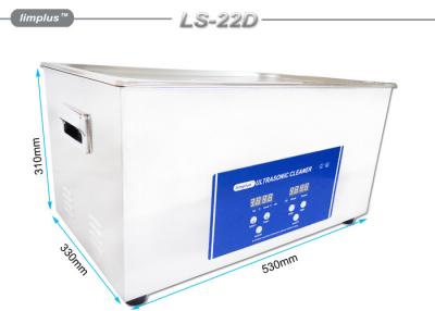 China Portable High Frequency Ultrasonic Cleaner Medical Instruments 22liter Capacity for sale