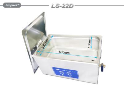 China Portable High Frequency Ultrasonic Cleaner Medical Instruments 22liter Capacity for sale
